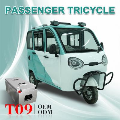 China High Speed Tuk Tuk Electric Rickshaw Passenger Tricycle Car Fast Charging 1800w for sale