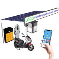 China Lithium Ion Monocrystalline Solar Charging Station Electric Car Battery Swap Station for sale