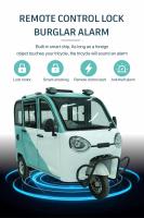 China Enclosed Electric Passenger Tricycle Battery Operated Auto Rickshaw Tuk Tuk 1800W for sale