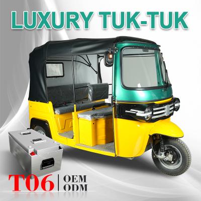 China Battery Operated Auto Electric Rickshaw Tuk Tuk Passenger For Handicap 3000W for sale