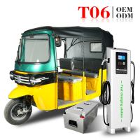 China Battery Operated Auto Electric Rickshaw Tuk Tuk Passenger For Handicap 3000W for sale