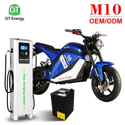 China 3000W Fast Charging Electric Motorcycle with 100 km Range for Adults for sale