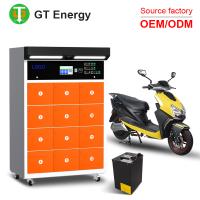 China 12-slot battery swapping station suitable for 220V electric motorcycles for sale