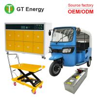 China Large 8-slot Battery Swapping Station for 380V Tuk-tuks for sale