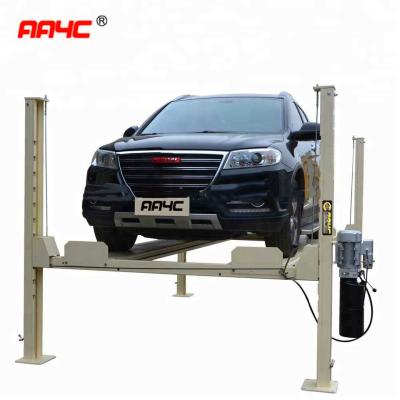 China AA4C 8000lbs 4 Post Storage Service Car Auto Lift Truck Hoist for sale