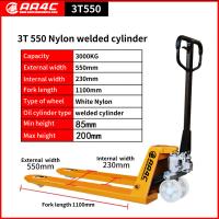 China AA4C Hand Hydraulic Pallet Truck -5500LB Capacity  Heavy Duty Construction Easy Maneuvverability for sale