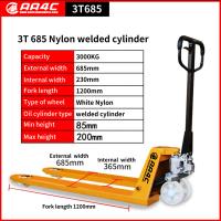 China AA4C Hand Hydraulic Pallet Truck -5500LB Capacity  Heavy Duty Construction Easy Maneuvverability for sale