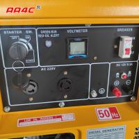 China AA4C High-Quality Air Water Cooling Silent Diesel Generator Diesel Genset 9kva EF10500STE for sale