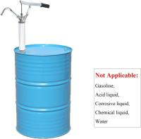 China AA4C Oil Barrel Pump Hand Operated Lever Action Drum Pump With Telescoping Suction Tube Oil Lubrication 3000H for sale