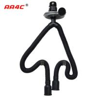 China AA4C Vehicle Spring Driven Exhaust Hose Reel Car Exhaust Extraction Hose Drum On Sliding Rail for sale