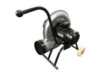 China AA4C Vehicle Spring Driven Exhaust Hose Reel Car Exhaust Extraction Hose Drum On Sliding Rail for sale