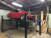 China AA4C Movable 4 Post Parking Lift Vehicle Ramp Car Lifter 3.5T 4.2M Auto Care Equipments for sale