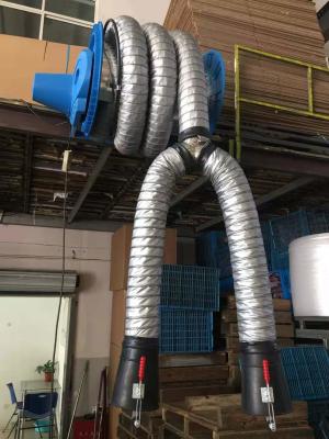 China 300 600 900 Degree High Temp Vehicle Exhaust Extracting Hose Reel for sale
