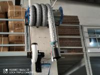 China 300 600 900 Degree High Temp Vehicle Exhaust Extracting Hose Reel for sale