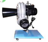 China Vehicle Exhaust Extracting Hose Reel Movable Trolley With 1.1KW Fan 75mm Diameter 4m Long for sale
