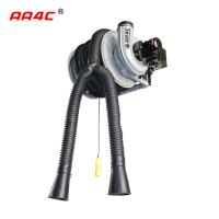 China 09 Type Motorized Vehicle Exhaust Extracting Hose Reel   With Dual Pipe for sale
