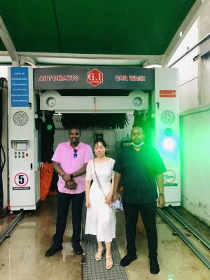 China AA4C 5 Brushes Roll-Over Automatic Car Washing Drive Through Type for sale
