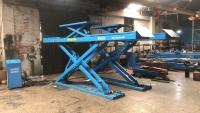 China AA4C Inground Alignment Scissor Lift Car Lift Auto Hoist 4T 4.5M Runway 1.8M High AA-ALSL40 for sale
