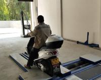 China AA4C Mobile Motorcycle And EV Cars Test Lines Vehicle Test Lane Vehicle Inspection Equipment for sale