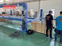 China AA4C 16T 8M 4 Post  Heavy Duty Vehicle Lift Bus Truck Lift  Truck Hoist With Rolling Jack for sale