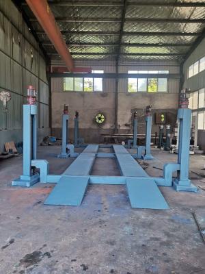 China 30T 8.5M Runway 6 Columns Bus Truck Lift Screwup With Chain Truck Hoist Automotive Lift for sale
