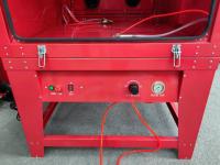 China AA4C 1280L Industrial Sandblasting Cabinet Rust Removing Sandblaster Heavy Duty Sandblast Cabinet for sale