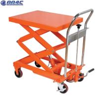China AA4C Manual Hydraulic Truck Lift Heavy-Duty Loads Hydraulic Lift Table for sale