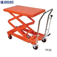 China AA4C Manual Hydraulic Truck Lift Heavy-Duty Loads Hydraulic Lift Table for sale