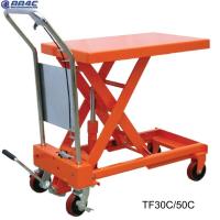 China AA4C Robust Construction Hand-Hydraulic Table Truck for Heavy-Duty Loads TF15/30 for sale
