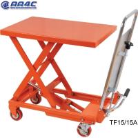 China AA4C Robust Construction Hand-Hydraulic Table Truck for Heavy-Duty Loads TF15/30 for sale