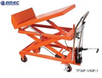 China AA4C Pneumatic Hydraulic Cart And Hydraulic Double-function Table Truck Hydraulic Tilt Trolley for sale