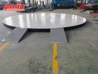 China AA4C 3T 5M diameter Rotating Car Turntable Auto Show Turntable Car Rotating Platform With Ramp Low Profile 185mm for sale