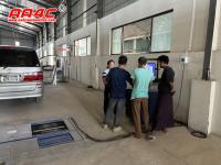 China Vehicle  Inspections Equipments Vehicle Test Lines For Cars 4 In 1  Axle Load Side Slip Suspension Brake Roller Tester for sale