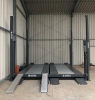 China AA4C Big+small 8 Posts 6 Cars  Parking Lift 2+2 Triple Auto Parking Lift  Auto Parking System Car Storage System for sale