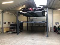 China AA4C Big+small 8 Posts 6 Cars  Parking Lift 2+2 Triple Auto Parking Lift  Auto Parking System Car Storage System for sale