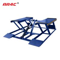 China AA-MR620 AA4C Low Rise Scissor Car Lift 2.5T 620mm With Single Cylinder Auto Hoist Automotive Lift for sale