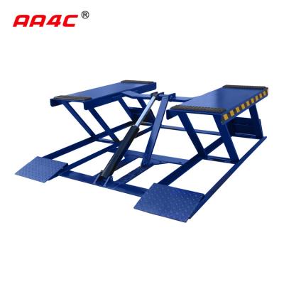 China AA-MR620 AA4C Low Rise Scissor Car Lift 2.5T 620mm With Single Cylinder Auto Hoist Automotive Lift for sale