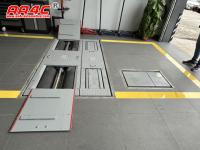 China Vehicle Inspections Equipments Vehicle Test Lane For Cars 4 In 1 Roller Brake Tester Axle Load Side Slip Suspension With Cover for sale