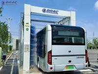 China AA4C Automatic Drive Through 4 Brushes Bus Truck Washer Rollover Washing Machine AA-DR2 for sale