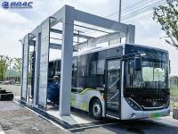 China AA4C Automatic Drive Through 4 Brushes Bus Truck Washer Rollover Washing Machine AA-DR2 for sale