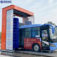 China AA4C Automatic Rollover gantry Drive Through No Limited Washing Length 3 Brushes Bus Truck Washer Rollover Washing Machine AA-RO1 for sale