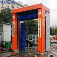 China AA4C Automatic Rollover gantry Drive Through No Limited Washing Length 3 Brushes Bus Truck Washer Rollover Washing Machine AA-RO1 for sale