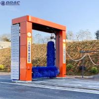 China AA4C Automatic Rollover gantry Drive Through No Limited Washing Length 3 Brushes Bus Truck Washer Rollover Washing Machine AA-RO1 for sale