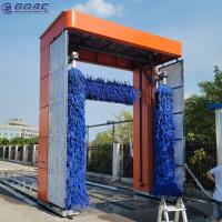 China AA4C Automatic Rollover gantry Drive Through No Limited Washing Length 3 Brushes Bus Truck Washer Rollover Washing Machine AA-RO1 for sale