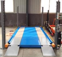 China AA4C 4 post 2 cars parking lift auto storage lift four columns automotive lift  2.7T 3.6T for sale