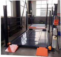 China AA4C 4 post 2 cars parking lift auto storage lift four columns automotive lift  2.7T 3.6T for sale