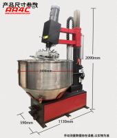 China AA4C Alu Rim Polishing Machine Wheel Cleaning Grinding Derust Repair Vertical Up/down Cone Size Tank  AA-RPM66B for sale