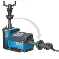 China AA4C mobile tire changer&wheel balancer combo installed in vans  AA-MWB451D+AA-MTC106EZ low profile tire changer in vans for sale