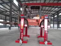 China AA4C 10T Mechanical Screw-Up Heavy Duty Bus Truck Lift forklift hoist vehicle lift for sale
