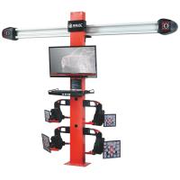 China AA-DT198 3D wheel alignment Steel column stand Camera beam manually move 1 screen modular industrial PC No printer for sale